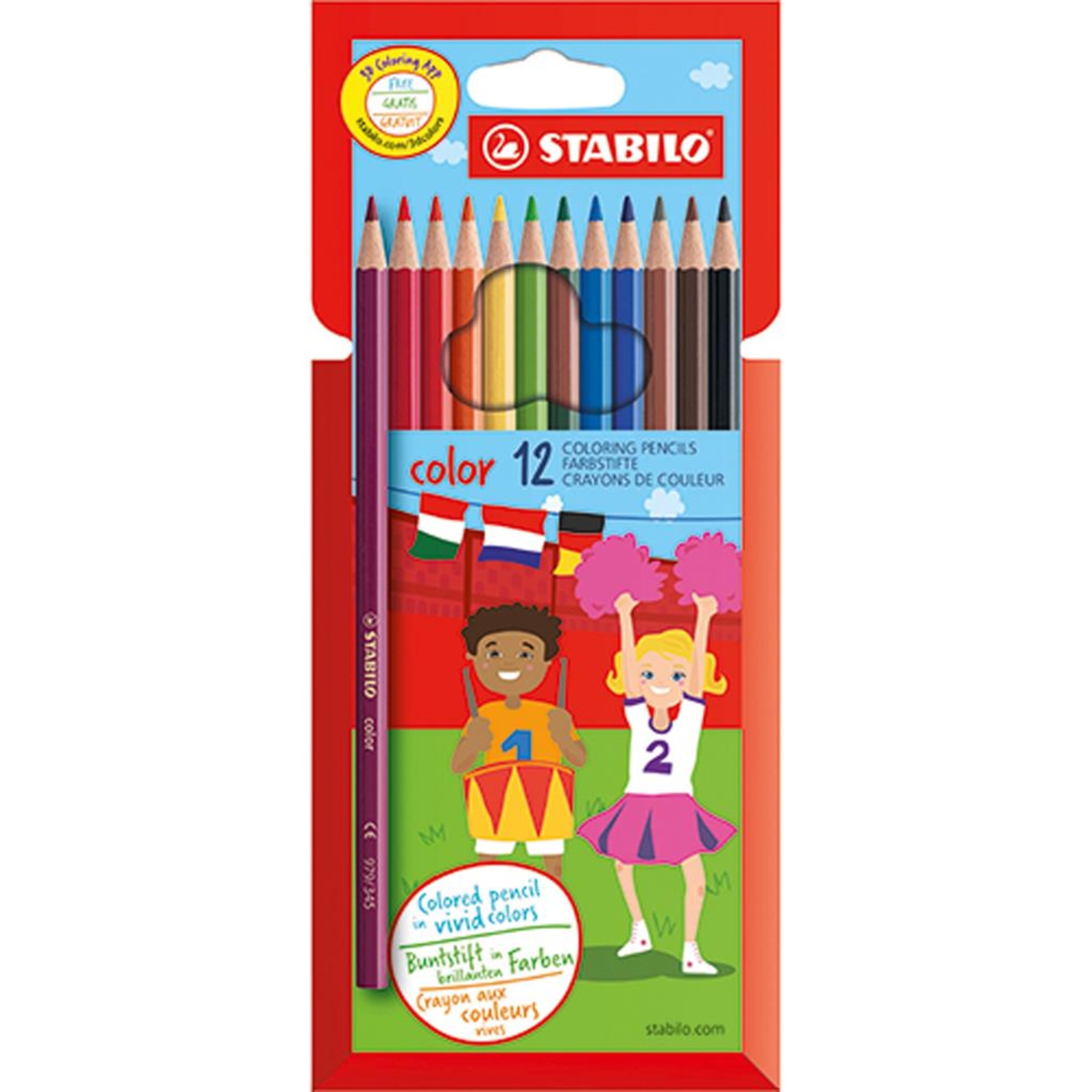 Stabilo Pastelky Color, 12 ks • pexo.cz