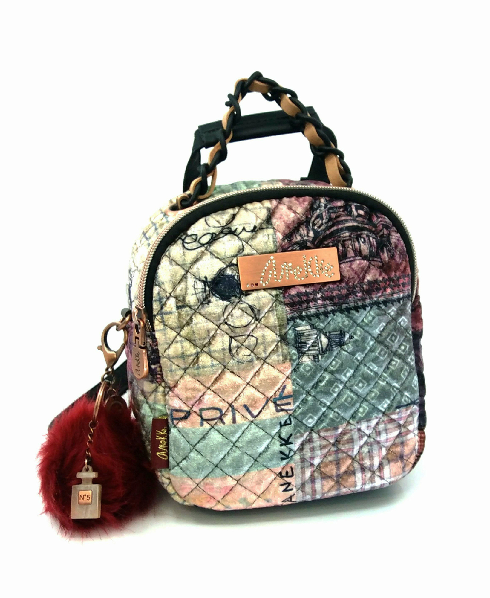 Anekke mini batůžek Couture, sametový - • pexo.cz